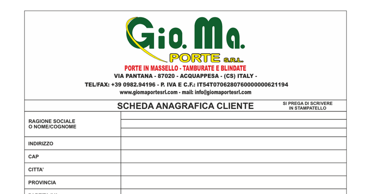 Gio.Ma. PORTE | Linktree